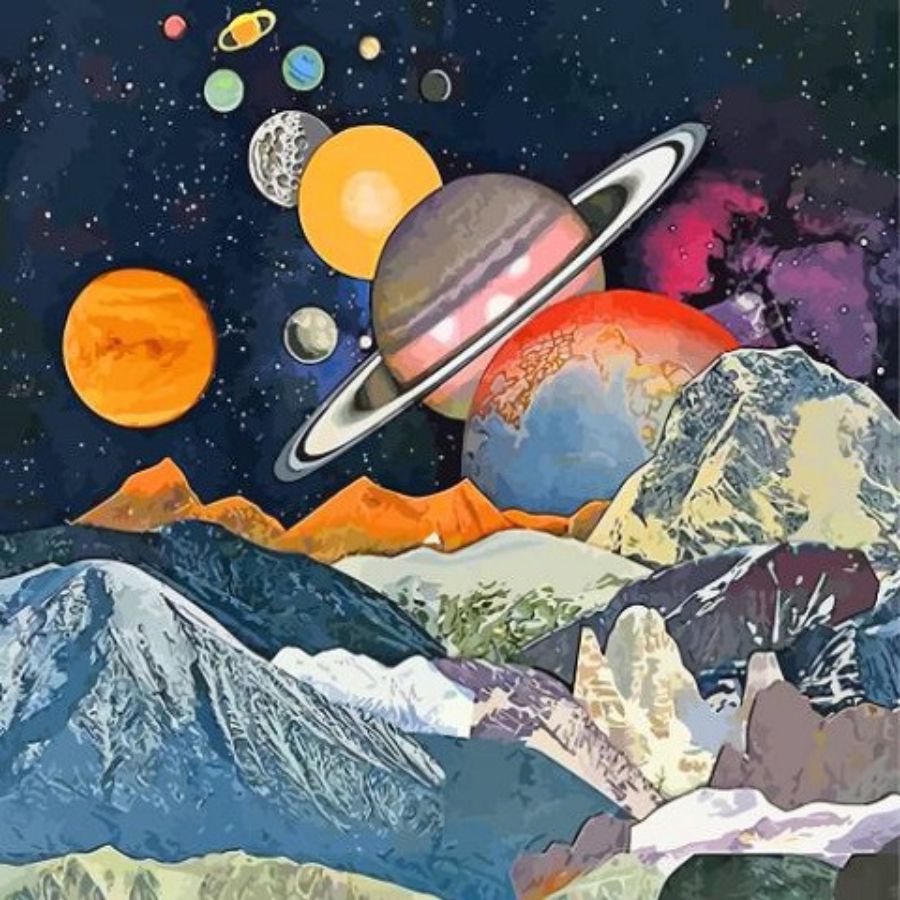 Space Paint by Numbers Kits – Painting By Numbers Shop