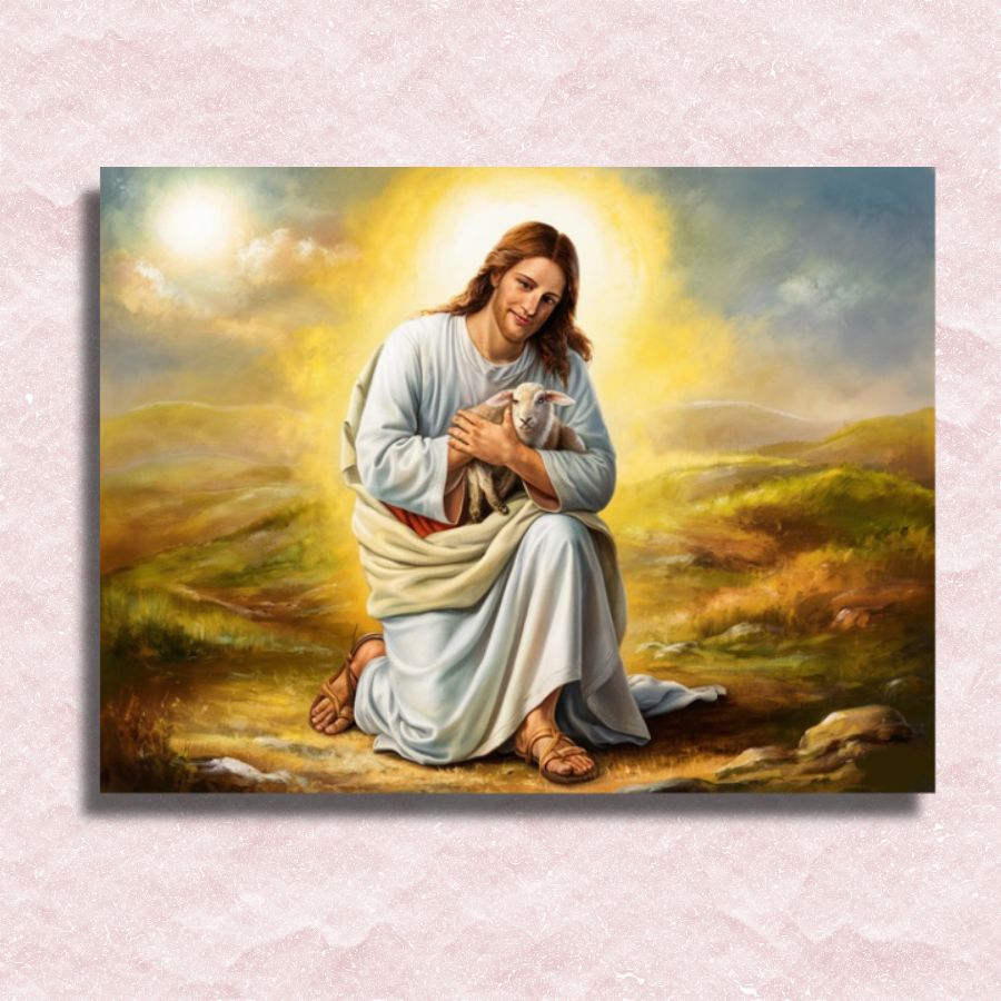 Jesus the Shepherd - Paint by Numbers Kit – Painting By Numbers Shop