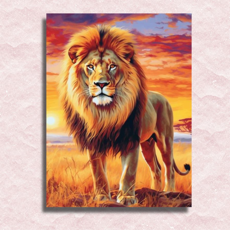 Lion Paint by Numbers Kits - Painting by Numbers Shop – Painting By ...