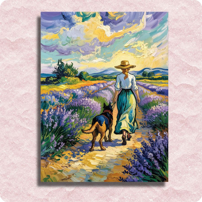Stroll with a Loyal Friend - Paint by Numbers Kit – Painting By Numbers ...