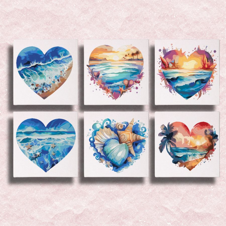 Wave of Love 6 Pack Paint by Numbers Kits – Painting By Numbers Shop