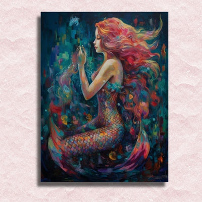 Dreaming Mermaid - Paint by Numbers Kit – Painting By Numbers Shop