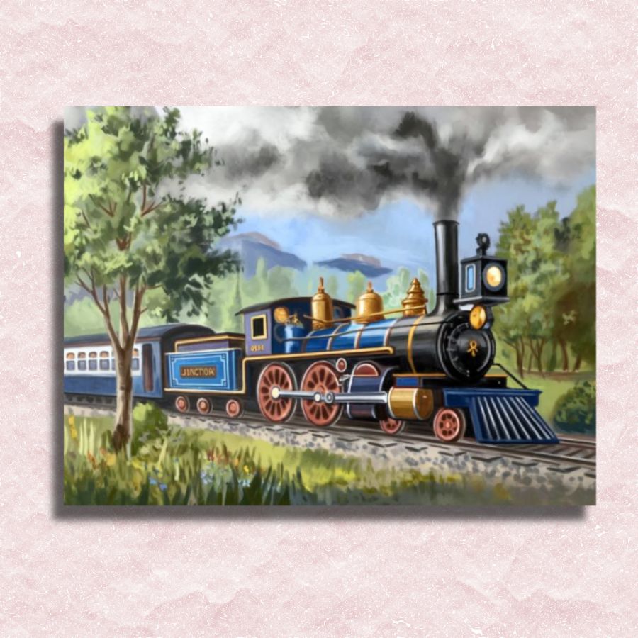 Steam Train - Paint by Numbers – Painting By Numbers Shop